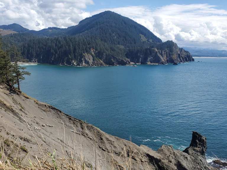 Oregon Coast Trail de Arch Cape à Devil's Cauldron via Short Sand Beach ...