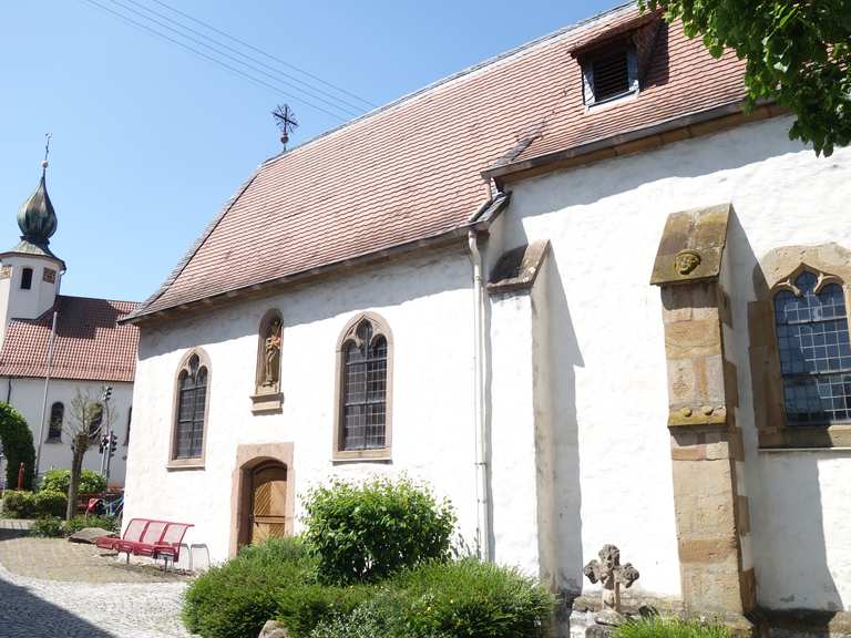 Fischerhütte am Schwarzweiher – Schwarzweier Runde von Mehlingen ...