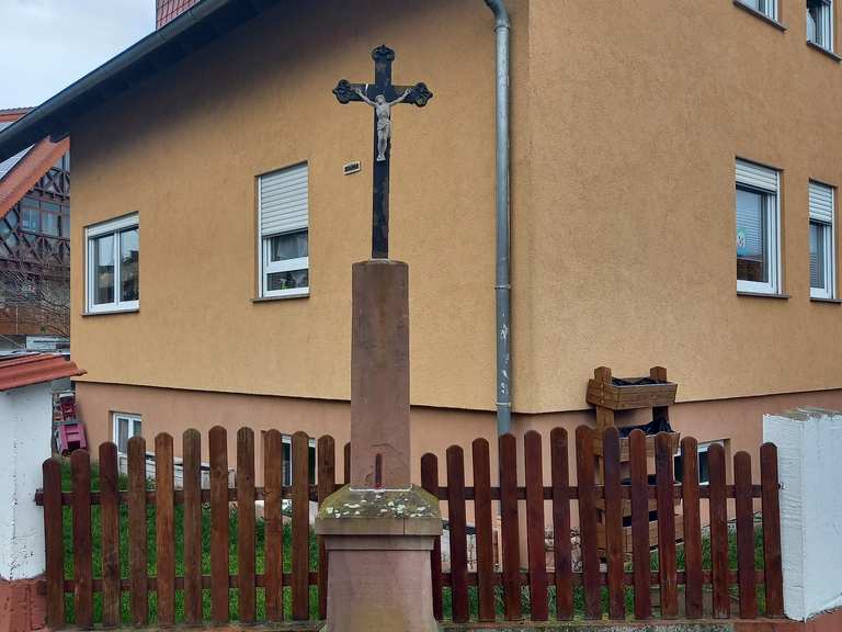 Wayside cross by Jakob and Theodora Hirt (1851) – Hikes & How to Get ...