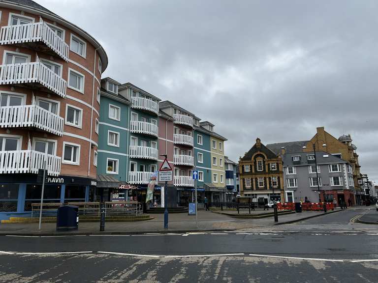 Colorful houses in Quay Road Routes for Walking and Hiking | Komoot