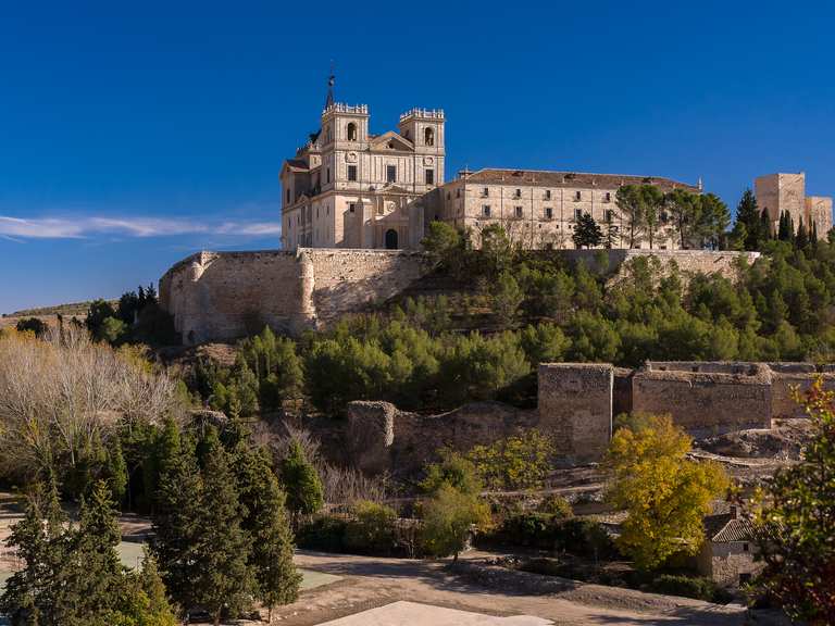 Monasterio de Uclés from Huelves — circular by the camino de Uclés ...