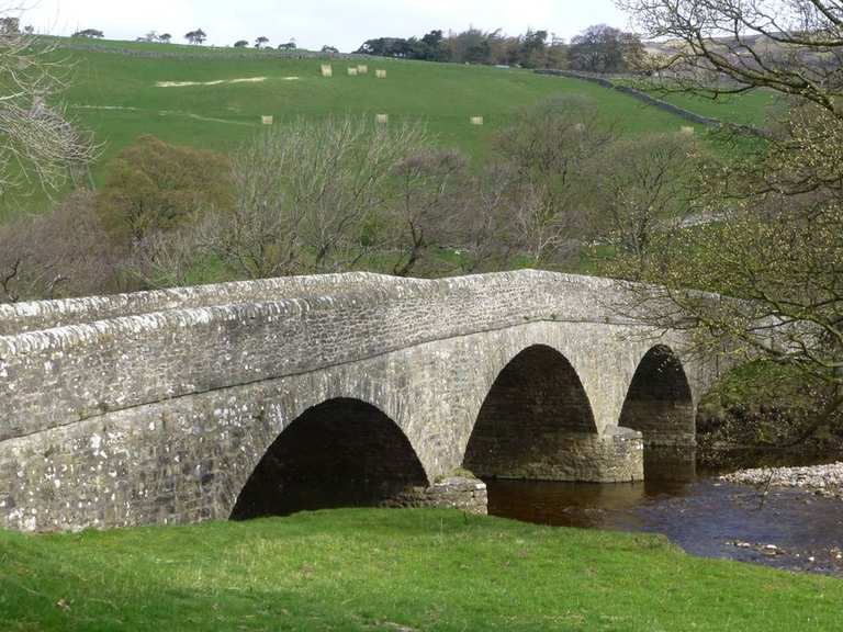 Boucle Isles Bridge et Scabba Wath Bridge depuis le camping Scabba Wath ...