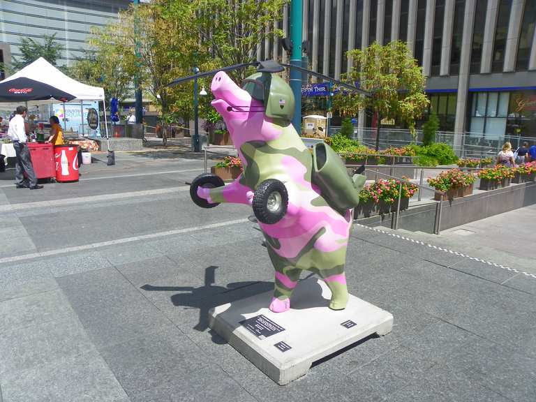 Cincinnati Flying Pig Statues: Rennradfahren und Rennradtouren | komoot