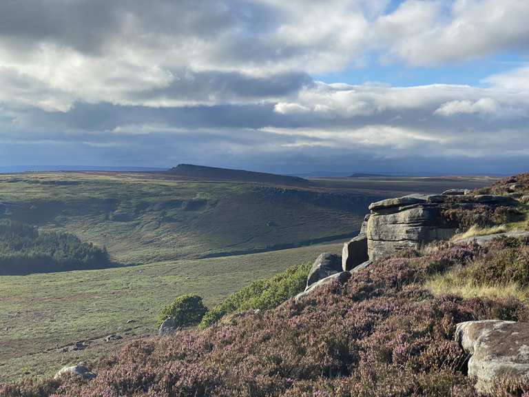 Higger Tor, Burbage Edge & Carl Wark from Surprise View — Peak District ...