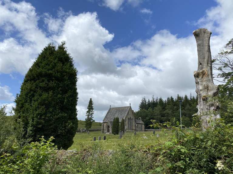 Stocks Reservoir - West – Crossing the River Hodder loop from Tosside ...