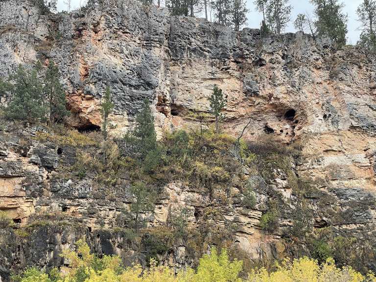 Cold Brook Canyon Trail do Fossil Ridge — Wind Cave National Park ...