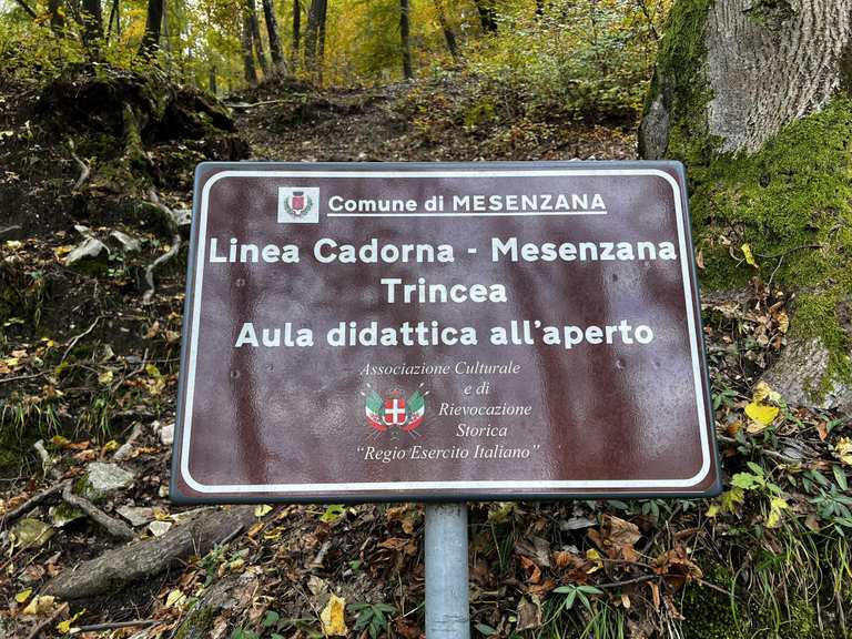 Sentiero delle Trincee della Prima Guerra Mondiale della Linea Cadorna ...