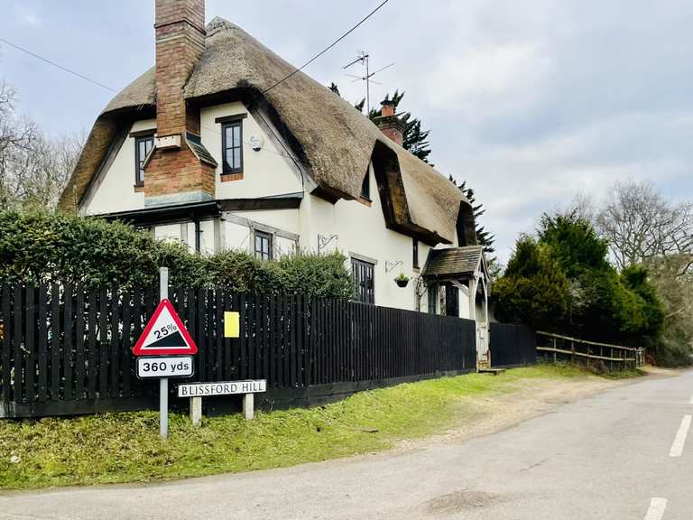 Bolderwood, Blissford Hill and Burley village loop — New Forest ...