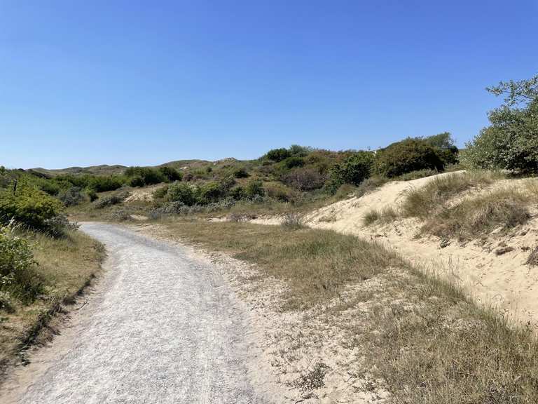 Zicht op meertje in de duinen – Duinlandschap rondtocht vanuit Duindigt ...