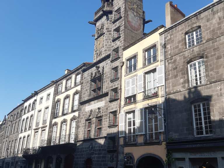 Basilique Saint-Amable de Riom: Wanderungen und Rundwege | komoot