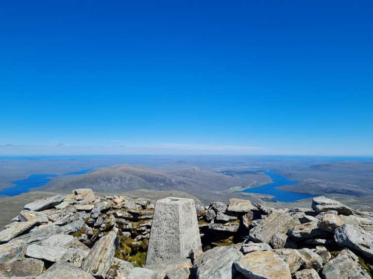 Clisham / An Cliseam summit — North Harris | hike | Komoot