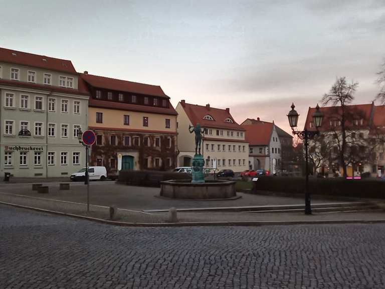 historischer Marktplatz von Dohna: Wanderungen und Rundwege | komoot
