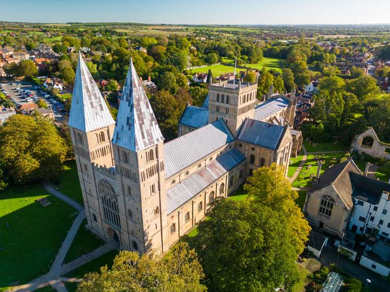 Southwell Minster Refectory Road Cycle Routes and Map | Komoot