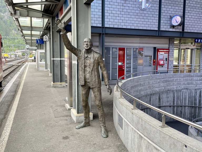 Bahnhof Thusis: Wanderungen und Rundwege | komoot