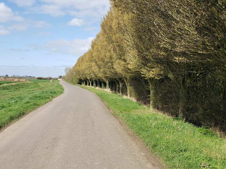 Domaine de Sandringham et boucle de Wisbech depuis Long Sutton ...