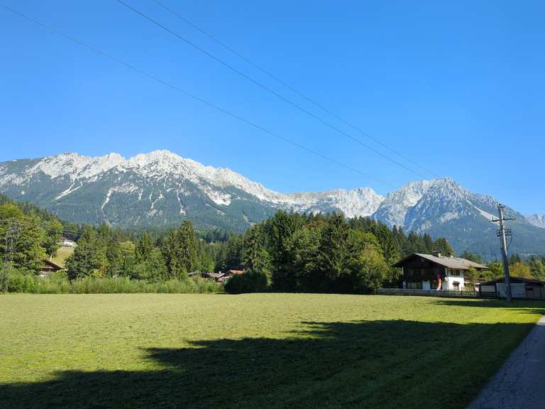 Toller Bergblick bei Blaiken – Hintersteiner See Runde von Auwinkel ...