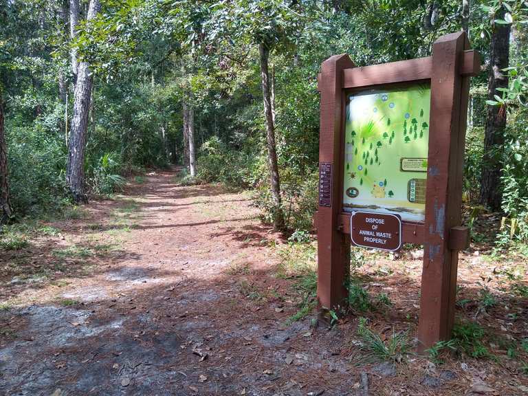 Rota do loop da trilha do Parque de Expansão da Ilha Dutton (aka ...