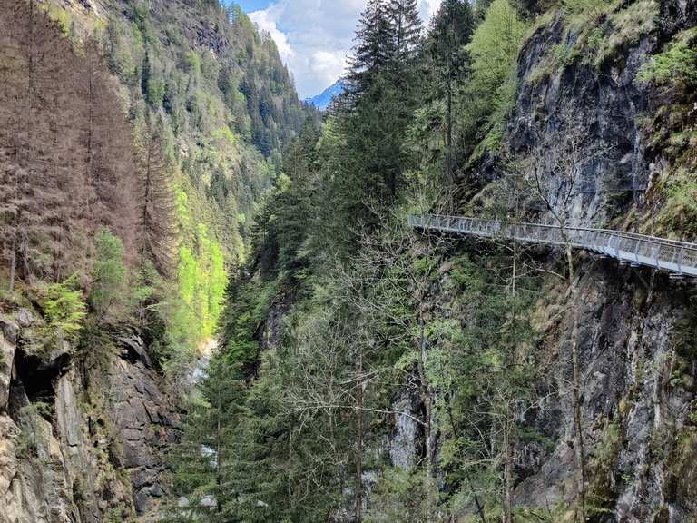 Stahlbrücke über die Passer – Passerschluchtenweg Gallerie Itinerario ...