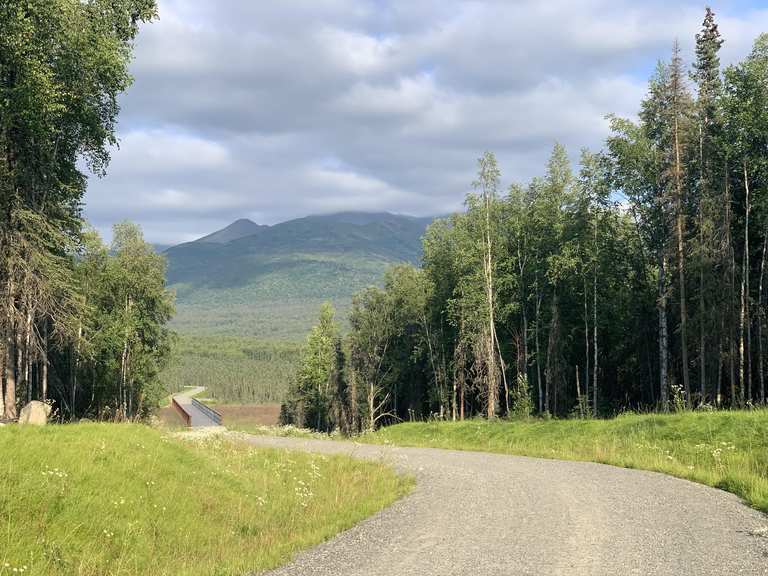 Bucle de Campbell Airstrip y Chugach Foothills Connector desde Abbott ...