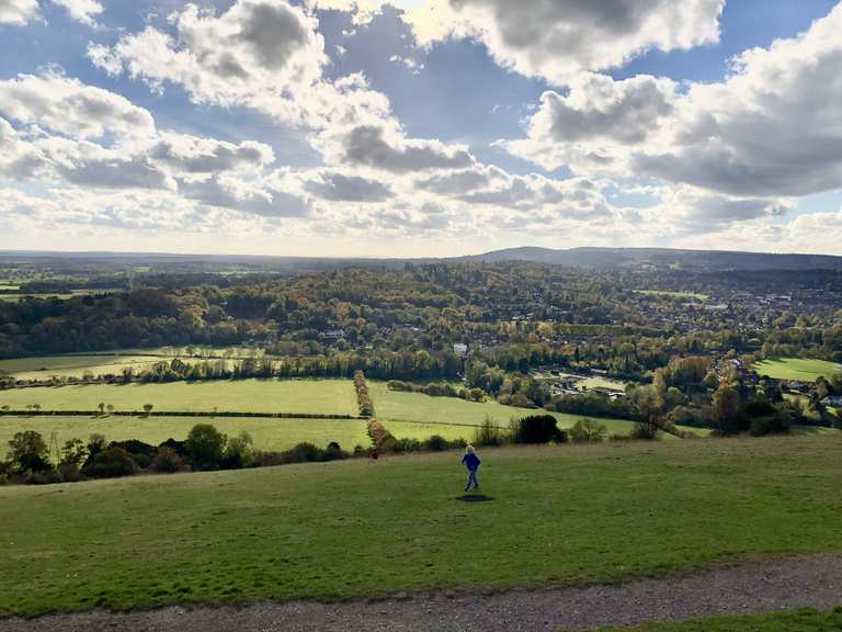 Holmbury Hill, Leith Hill & Box Hill von Westhumble — Surrey Hills ...