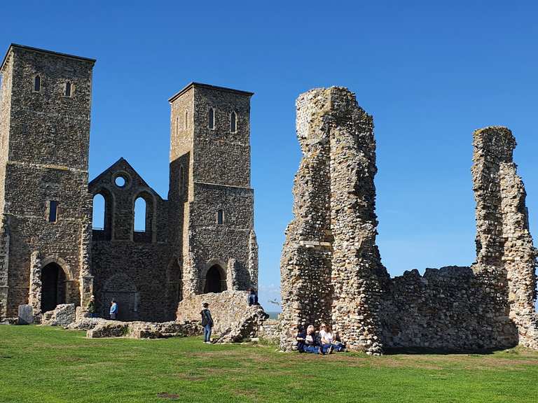 Reculver Towers - Cycle Routes and Map | Komoot