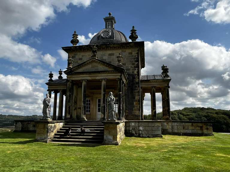 Bucle del Boathouse Cafe y del Castle Howard Folly desde Castle Howard ...