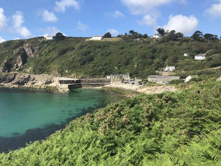 Logan Rock & Lamorna von Treen auf dem South West Coast Path — Cornwall ...