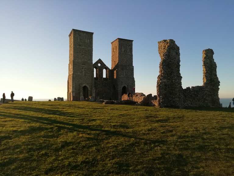 Reculver Towers - Cycle Routes and Map | Komoot