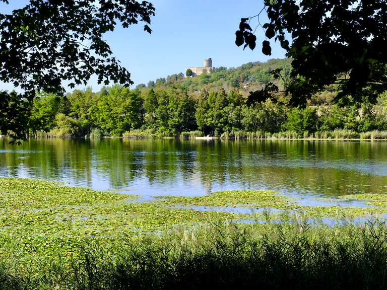 Château de Fallavier et voie verte de la Bourbre — boucle depuis ...