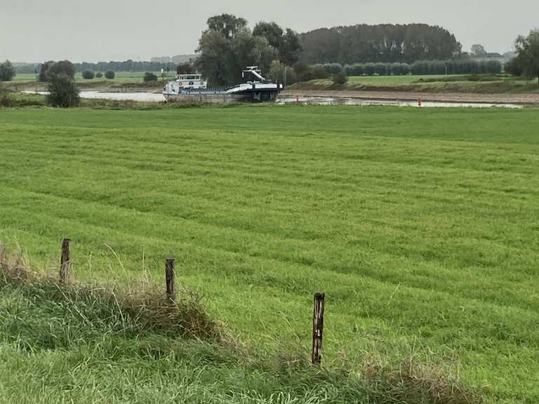 Mooi fietspad langs IJssel - fietsroutes en kaart | Komoot