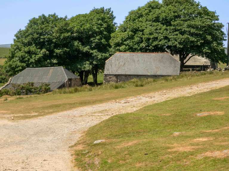 South Hessary Tor, Hexworthy & Two Bridges anello da Princetown ...