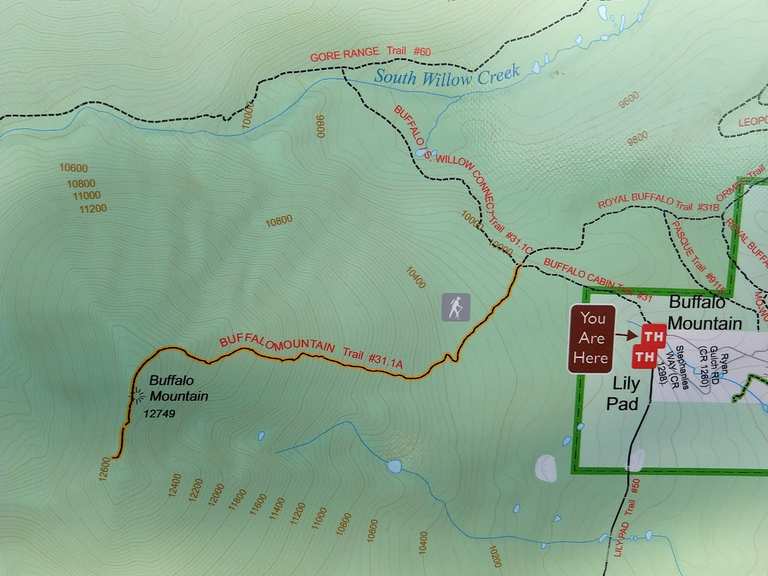 Buffalo Cabin Trail: Wanderungen und Rundwege | komoot