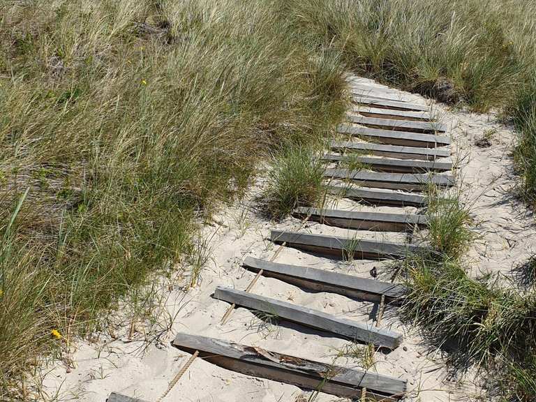 Traditionelles Seezeichen mit Blick über Havide Sande : Radtouren und ...