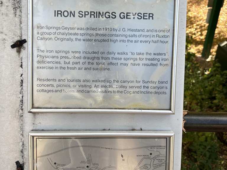 Iron Springs Geyser: Touren und Karten | komoot