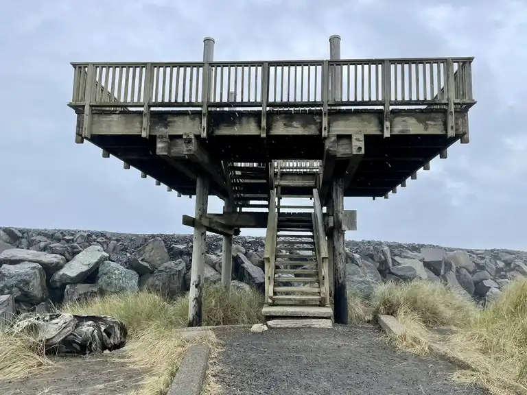 Columbia River South Jetty loop — Fort Stevens State Park | Percurso de ...