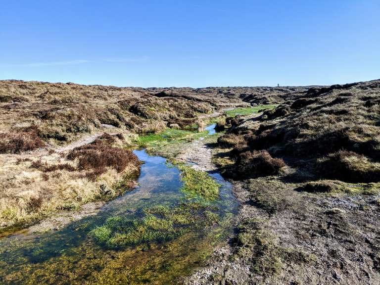 Crowdon Clough, Kinder Scout Nature Reserve & Kinder Low loop from ...