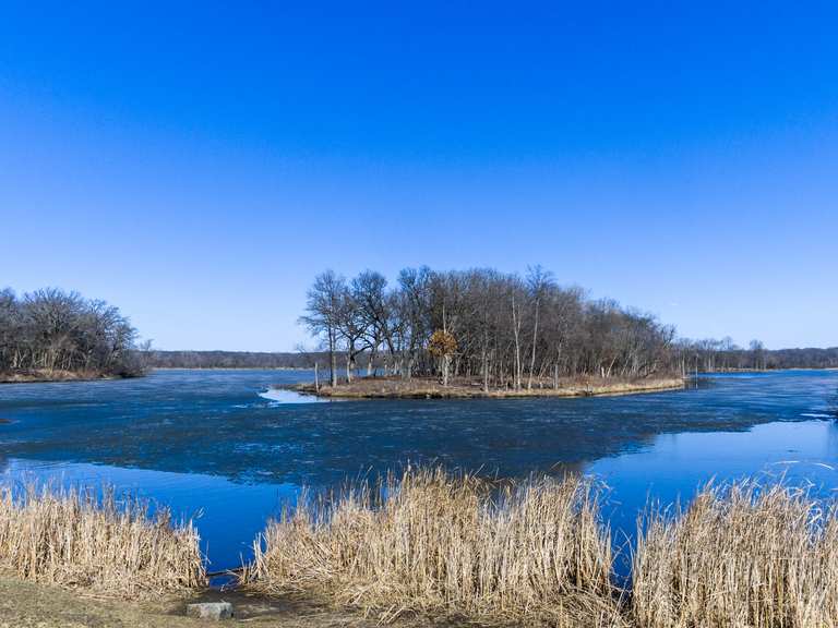 Busse Lake loop via Busse Forest Trail Red Paved — Elk Grove, Illinois ...