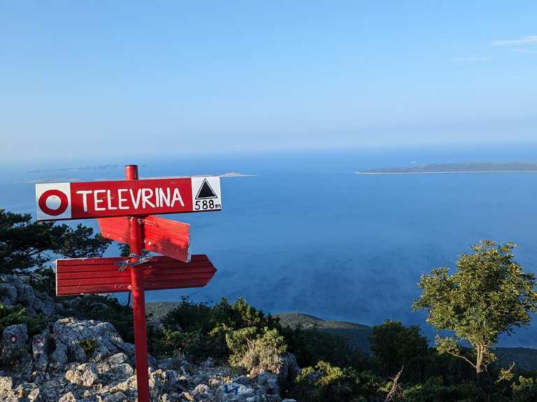Vrh Televrin- Lošinj: Wanderungen und Rundwege | komoot