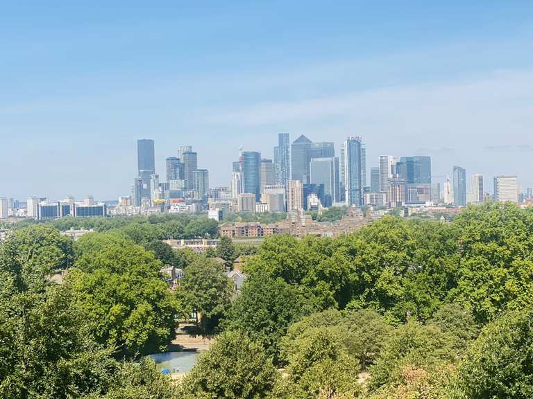 View of London from One Tree Hill Routes for Walking and Hiking | Komoot