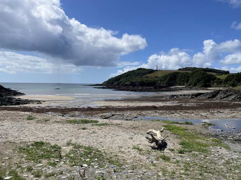 Coastal trail – Menabilly Grotto Beach loop from Fowey | hike | Komoot
