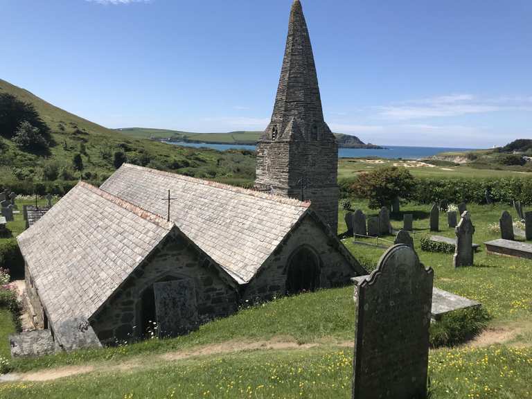 Brea Hill & St Enodoc loop from Rock — Cornwall | run | Komoot