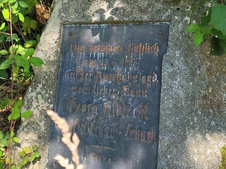 Gedenkstein für Graf Georg Albrecht von Erbach-Erbach: Wanderungen und ...