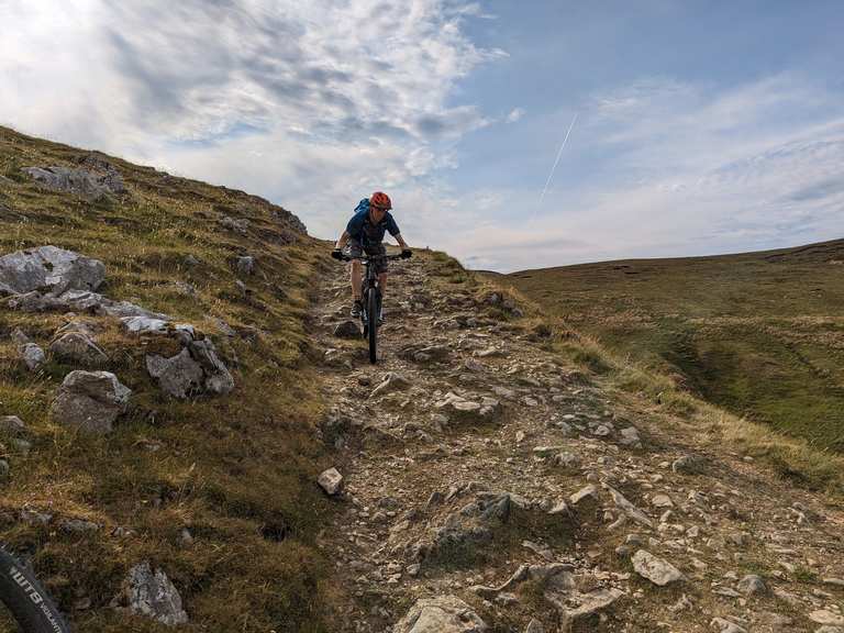 Stone downhill section – Malham Tarn. loop from Giggleswick | mountain ...