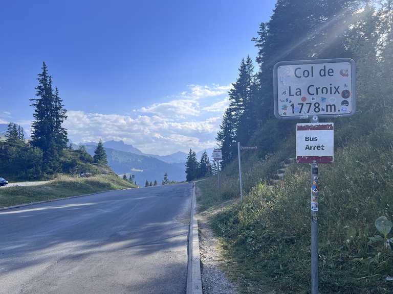 Col de la Croix Pass Road Cycle Routes and Map | Komoot