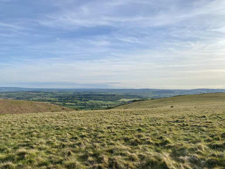 Drove Road, Grande et Marrow Hills randonnée — Quantock Hills ...