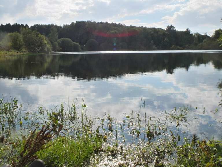 Alton Loch and Leahead Loch loop from Groundistone Height ...