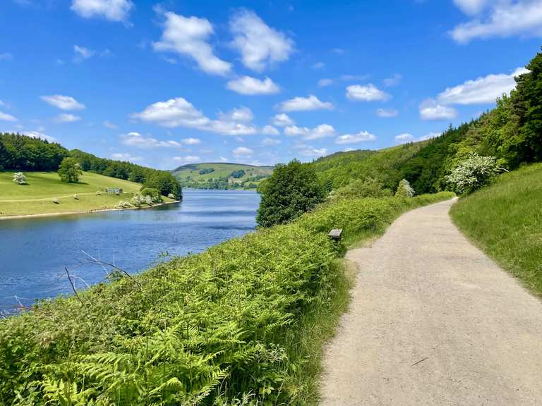Gravel cycle path along Ladybower Reservoir - Cycle Routes and Map | Komoot