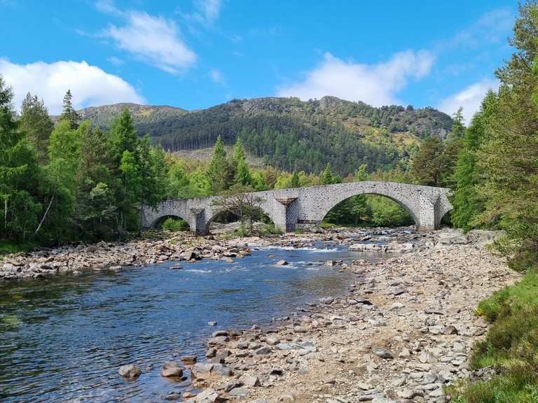 Garbh Allt Shiel waterfalls loop — Cairngorms National Park | hike | Komoot