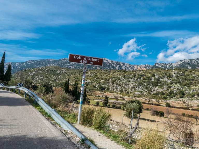 Coll d'Honor (550 m) – Coll d'Orient (498 m) Runde von Platja de Muro ...