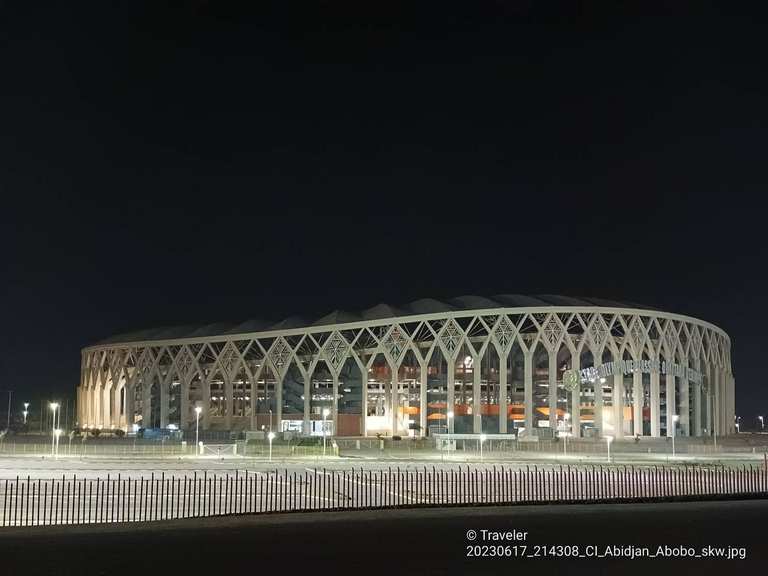 Stade Olympique Alassane Ouattara d'Ebimpé (Abidjan) - Cycle Routes and ...